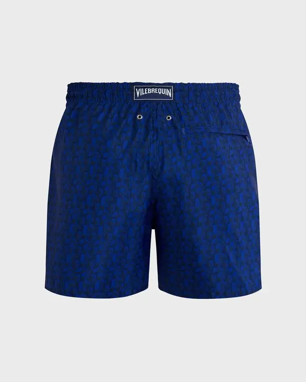 Vilebrequin Drawstring Swim Trunks With Patterned Print