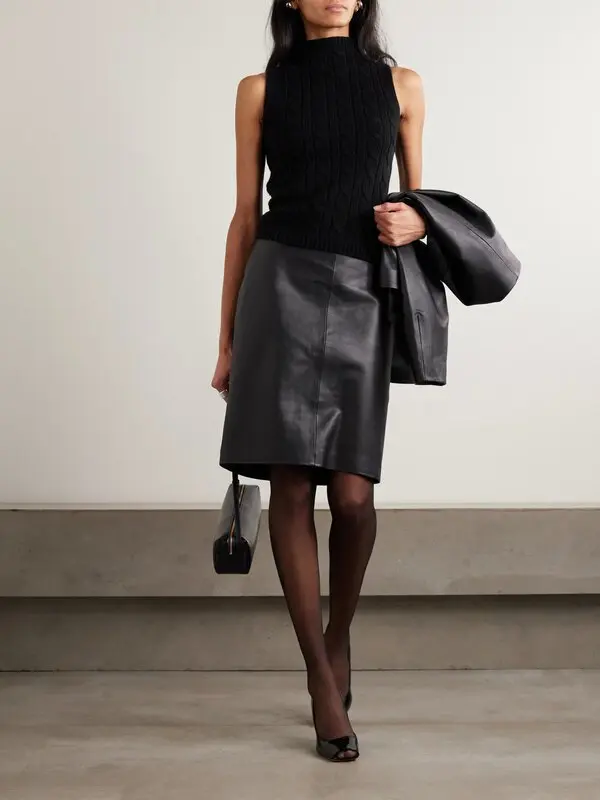 Arch4 Cassie Cable Knit Cashmere Blend Vest