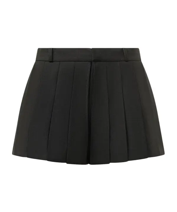 Coperni Pleated Mini Shorts