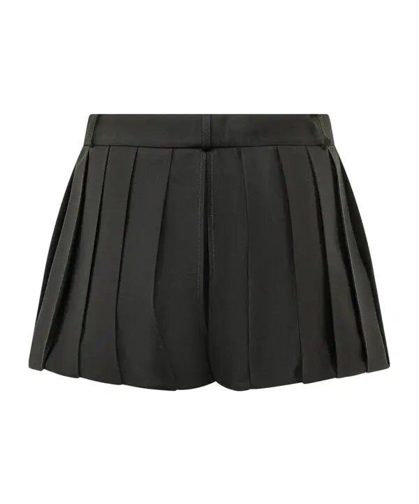 Coperni Pleated Mini Shorts