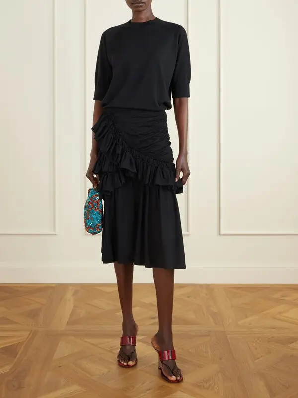 Dries Van Noten Polka Dot Block Heel Mules