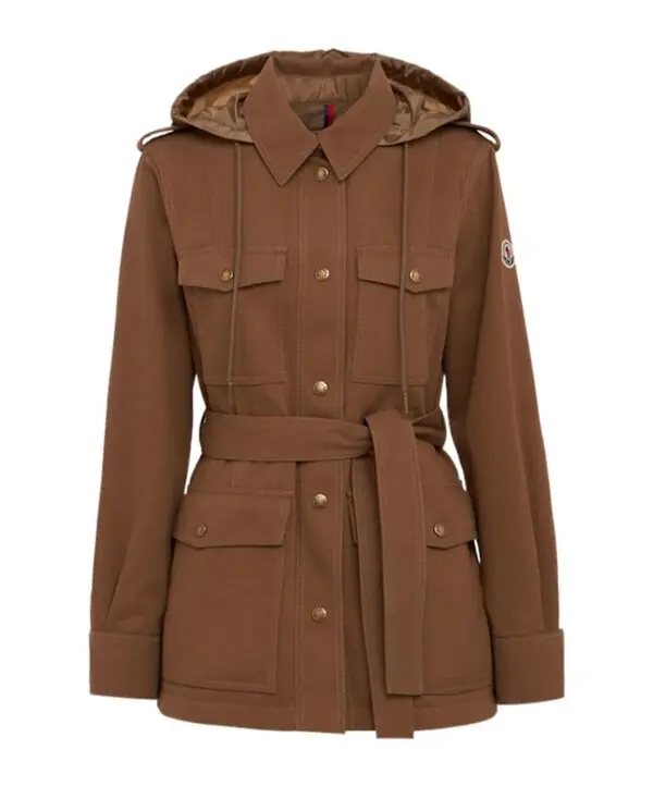 Moncler Centaurea Cotton Field Jacket - Brown