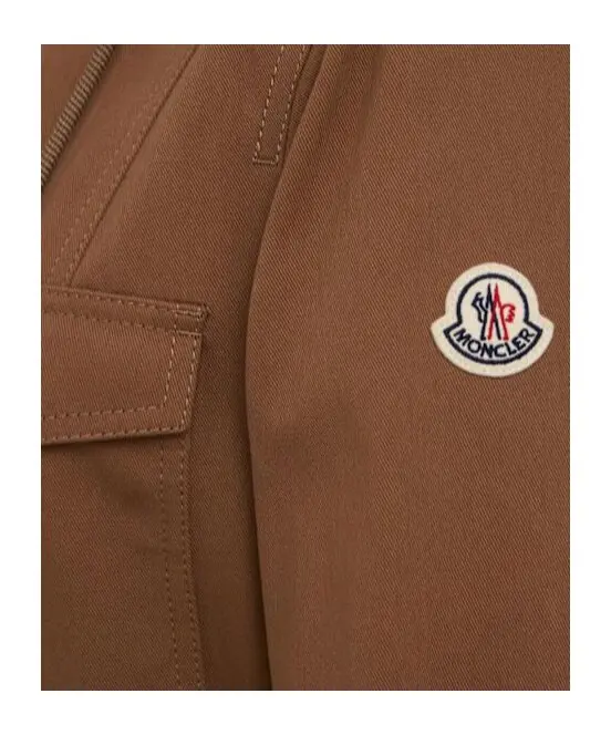 Moncler Centaurea Cotton Field Jacket - Brown