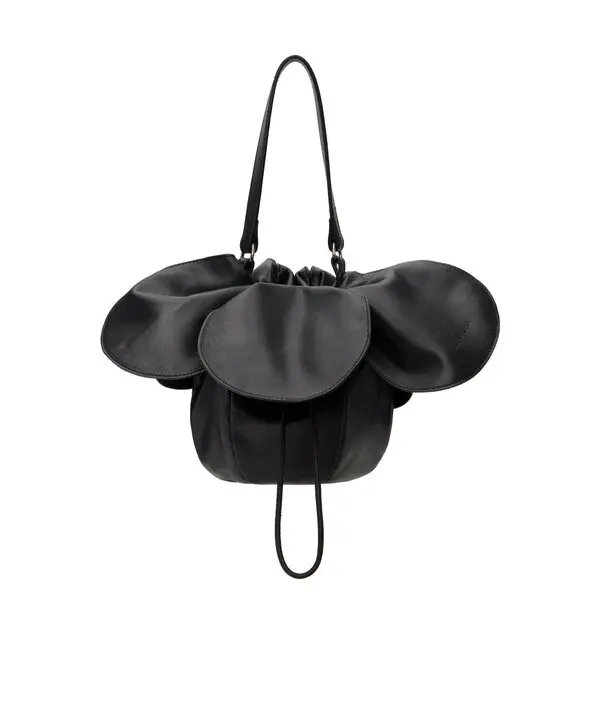 Simone Rocha Flower Petal Shoulder Bag - Black