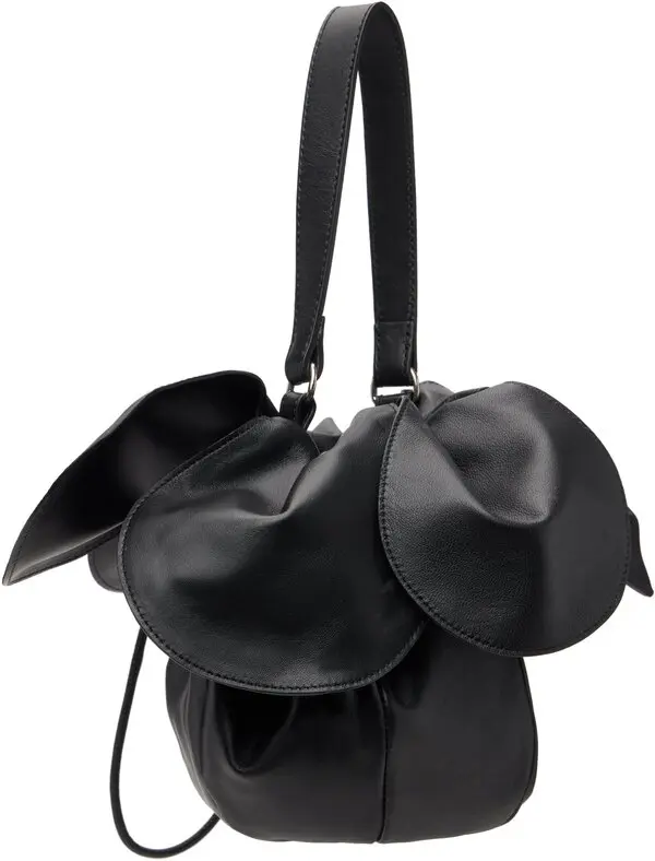 Simone Rocha Flower Petal Shoulder Bag - Black