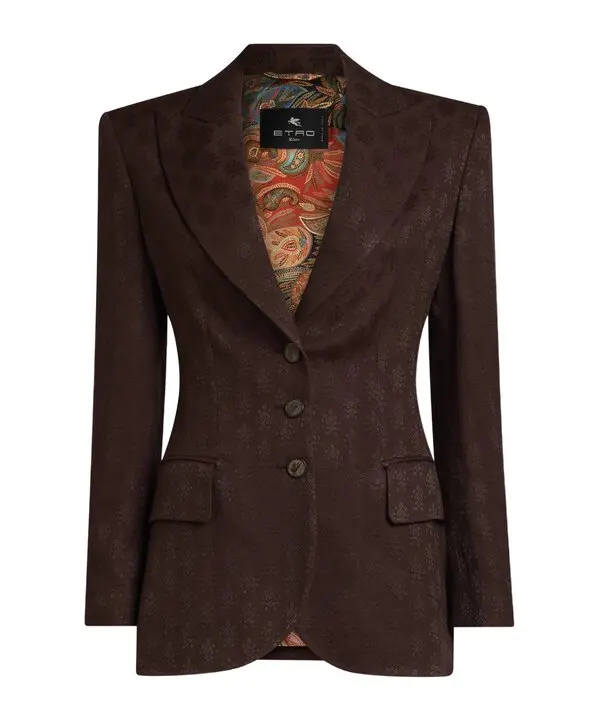 Etro Tailored Jacket With Flap Pockets