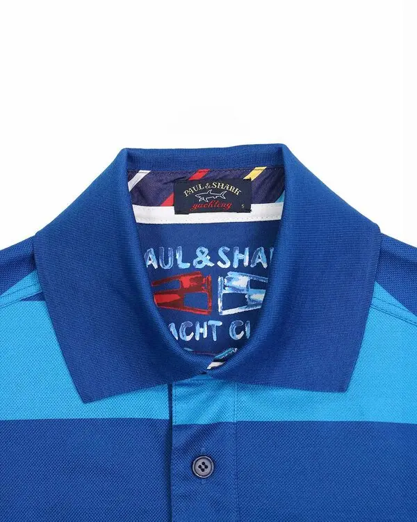 PAUL  SHARK Logo Embroidered Polo Shirt