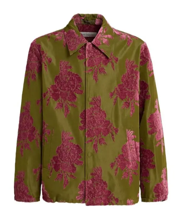 Dries Van Noten Jacquard Jacket - Brown