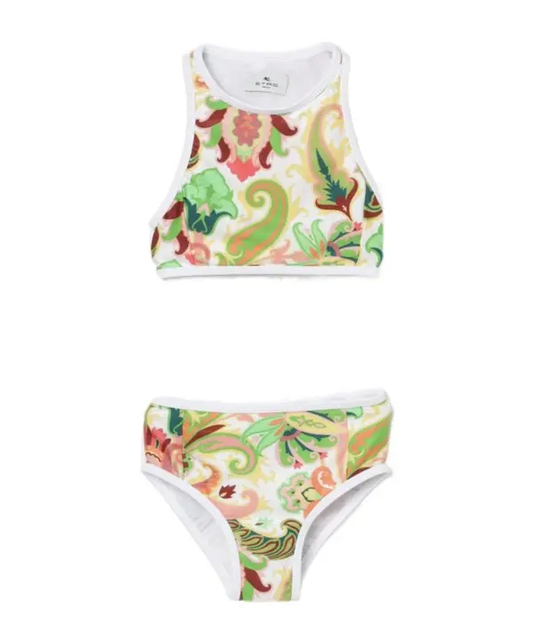 Etro Paisley-print Bikini - White