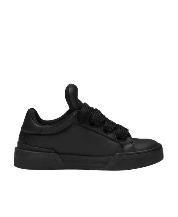 Dolce & Gabbana Mega Lace-up Skate Sneakers - Black