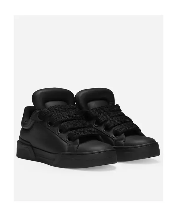 Dolce & Gabbana Mega Lace-up Skate Sneakers - Black