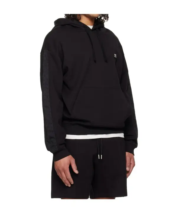 Hugo Boss Long-sleeved Hoodie With Lace Trim