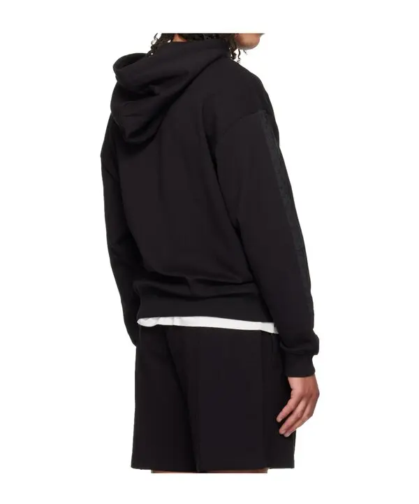 Hugo Boss Long-sleeved Hoodie With Lace Trim