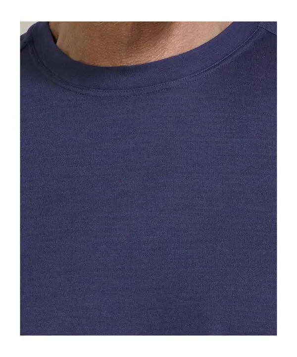 Zegna Ink Blue Vellus Aureum T-shirt - Dark Blue