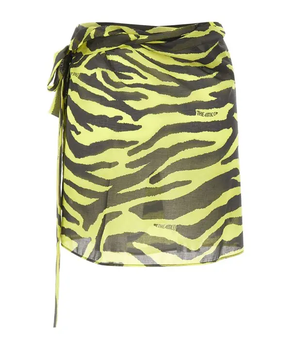 Attico Il Primo Bagno Printed Tassel Pareo