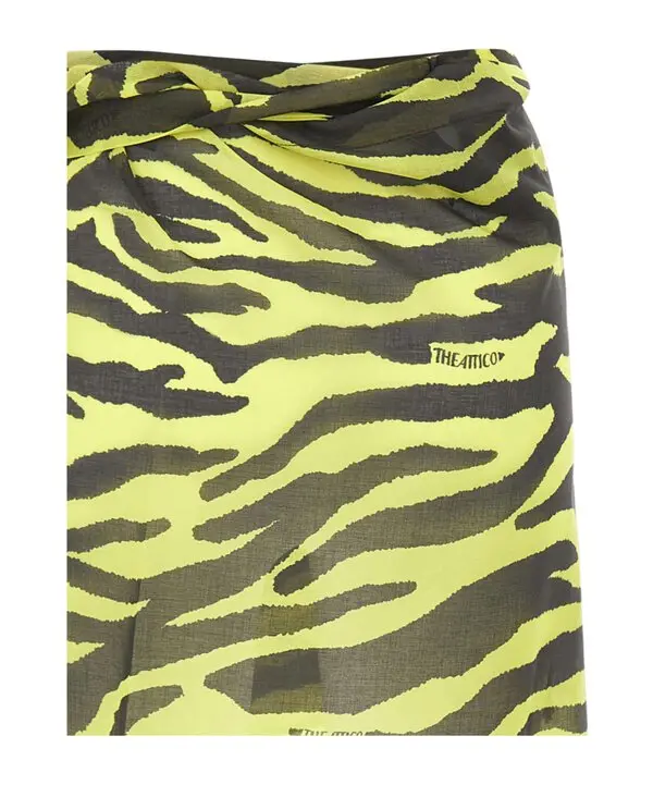 Attico Il Primo Bagno Printed Tassel Pareo