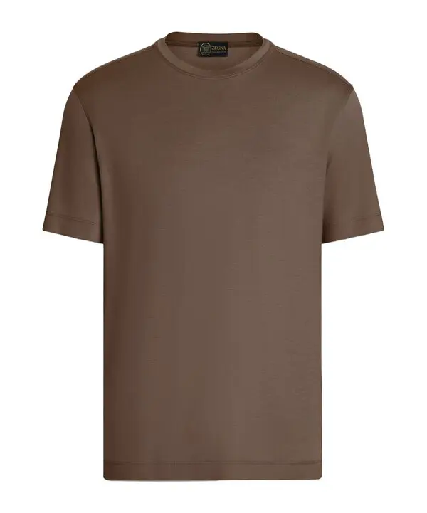 Zegna Vellus Aureum T-shirt - Brown