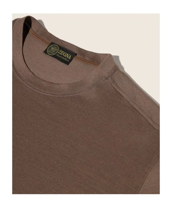 Zegna Vellus Aureum T-shirt - Brown