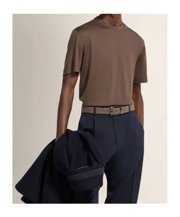 Zegna Vellus Aureum T-shirt - Brown
