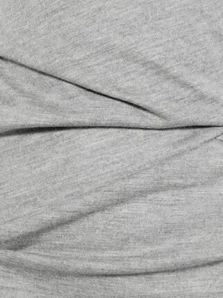 ENTIRE STUDIOS Short-sleeved Turtleneck Top With Draped Detailing