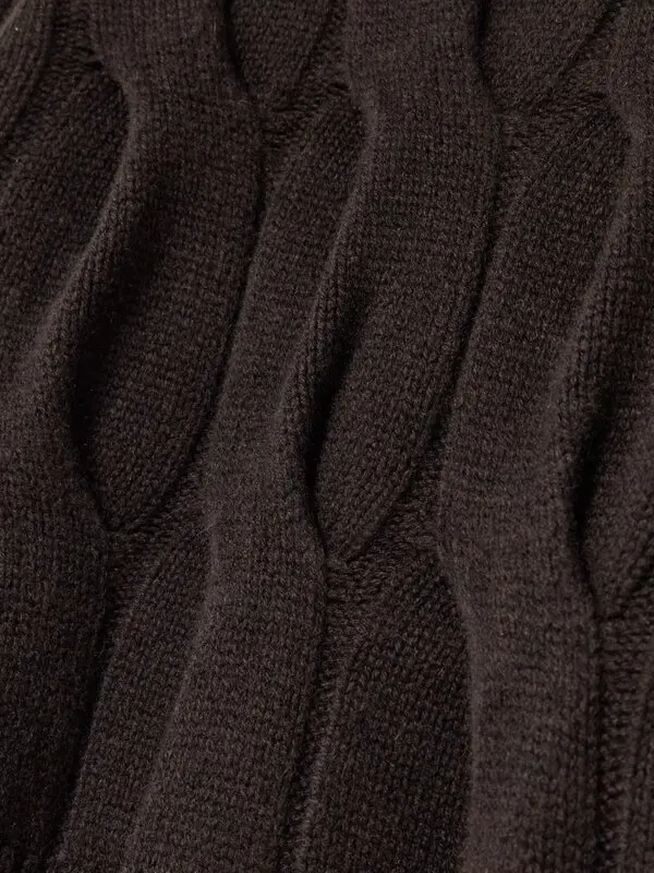LISA YANG Sammie Cable Knit Sweater - Black