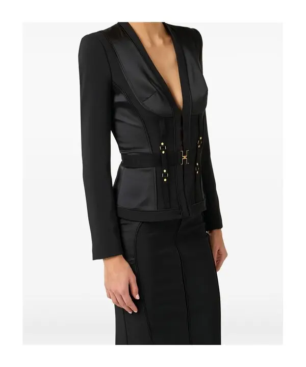 Elisabetta Franchi Belted Bustier Jacket
