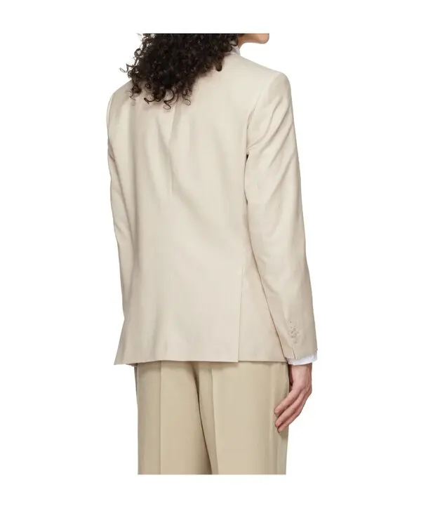 Hugo Boss Single-breasted Suit Jacket - Light Gray