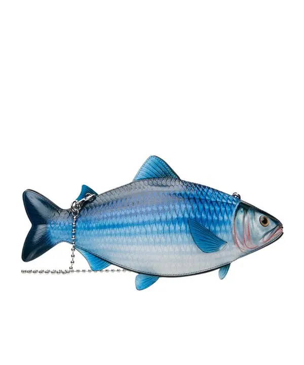 Moschino Fish Chain Shoulder Bag