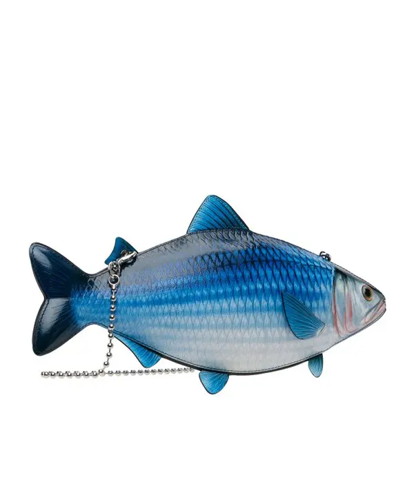 Moschino Fish Chain Shoulder Bag