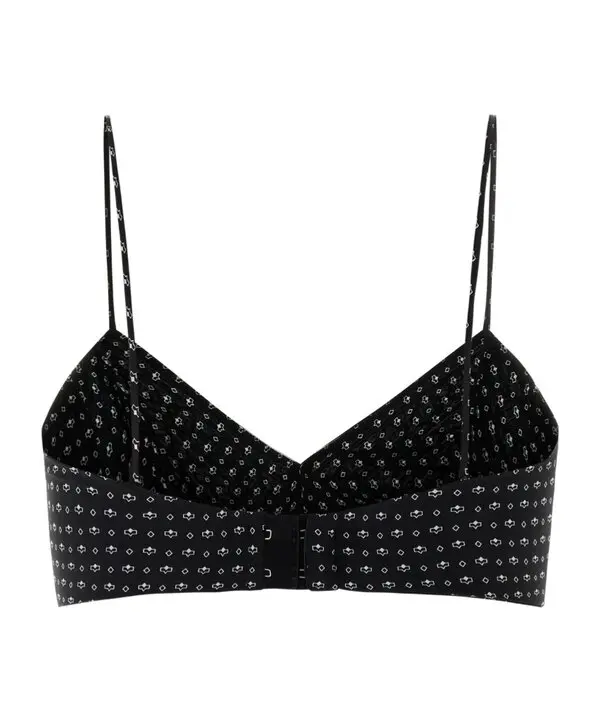 Ermanno Scervino Fantasia Printed Bra Top