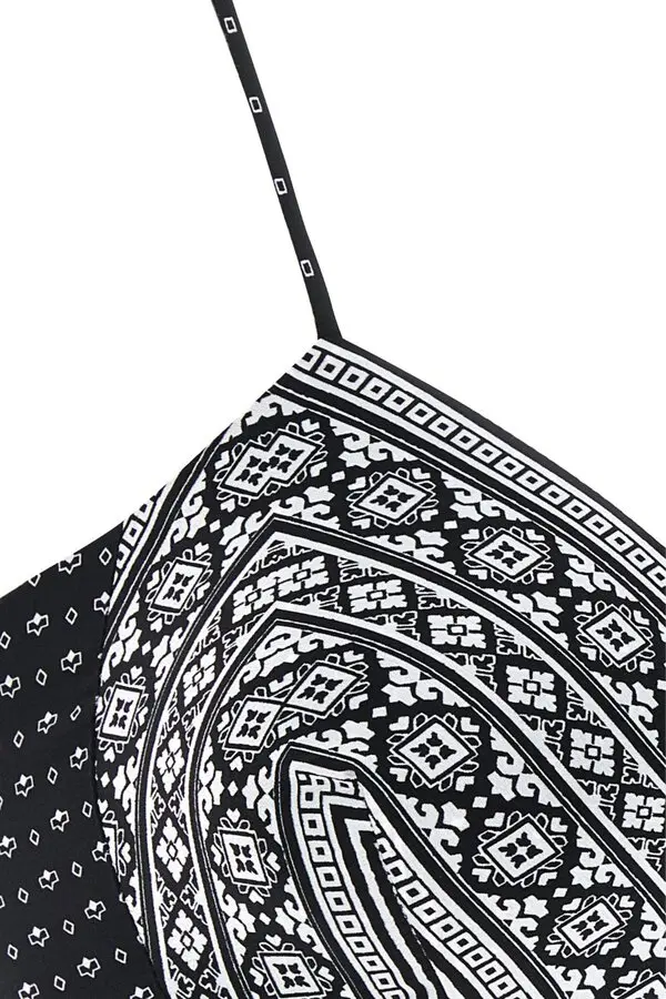 Ermanno Scervino Fantasia Printed Bra Top