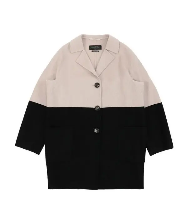 Max Mara Wool Patchwork Coat