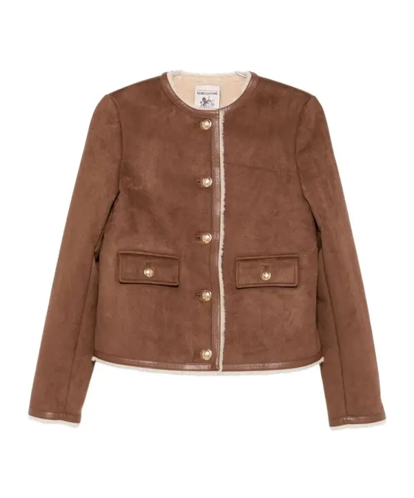 SEMICOUTURE Button-front Casual Jacket