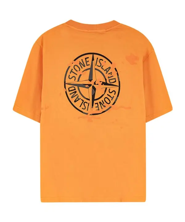 Stone Island Short-sleeved T-shirt - Orange