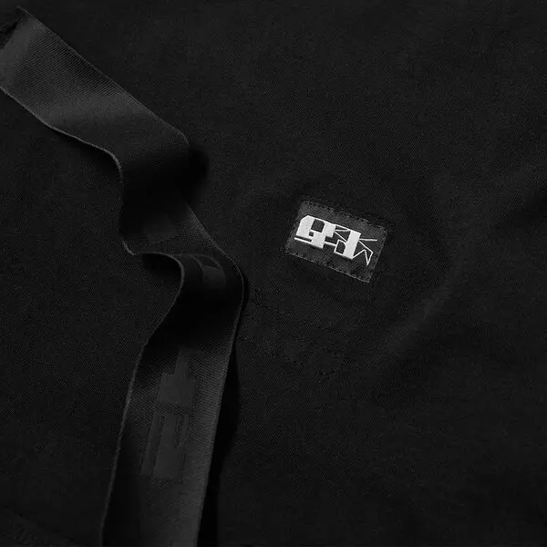 Rick Owens Logo Patch Detail T-shirt - Black