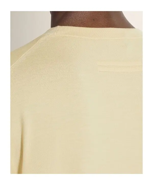 Zegna Pastel Yellow Vellus Aureum Crewneck - Light Yellow