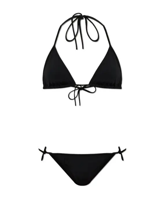 Balmain Two-piece Triangle Bikini - Black