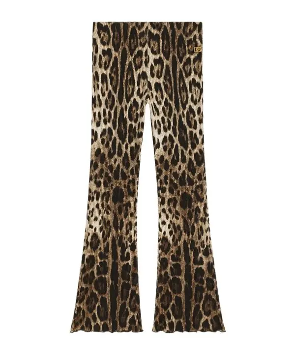 Dolce & Gabbana Leopard Print Trousers