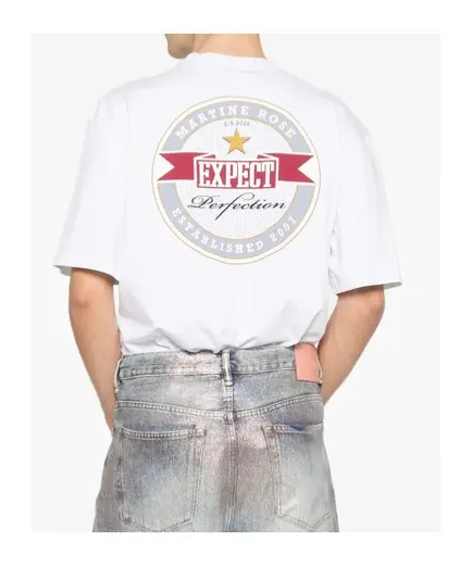 Martine Rose Logo Printed Crewneck T-shirt