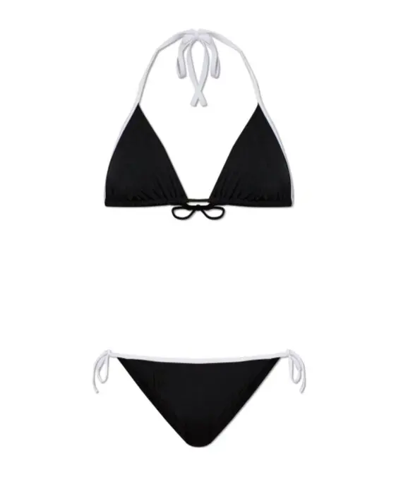 Balmain Two-piece Bikini Swimsuit - Black