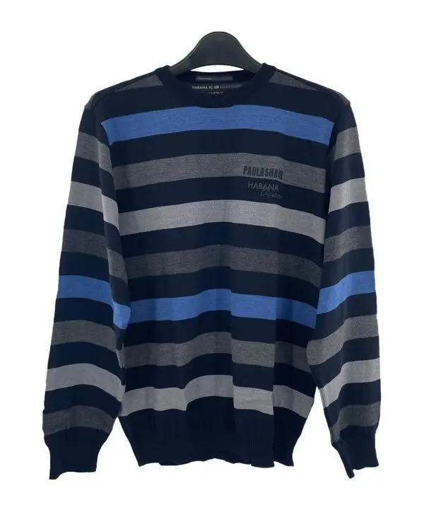 PAUL  SHARK Paul & Shark Striped Crewneck Sweater