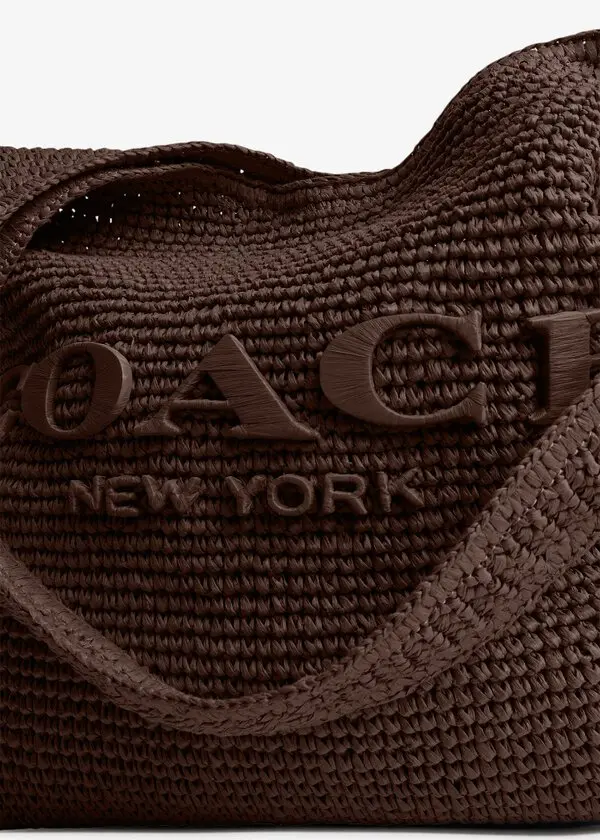 COACH Brooklyn Logo Tote Bag - Black