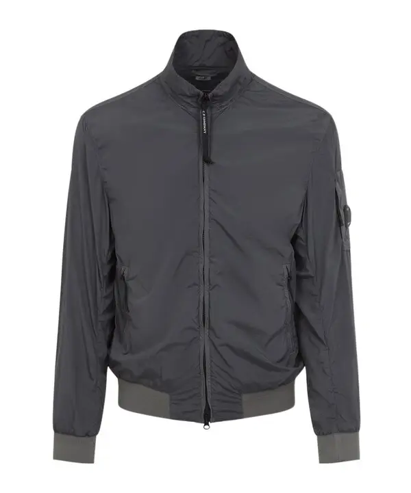 C.P. COMPANY Nycra Short Bomber Jacket - Black