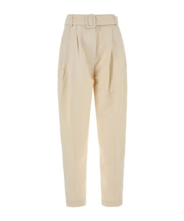 Co Name' Pleated Belted Pants