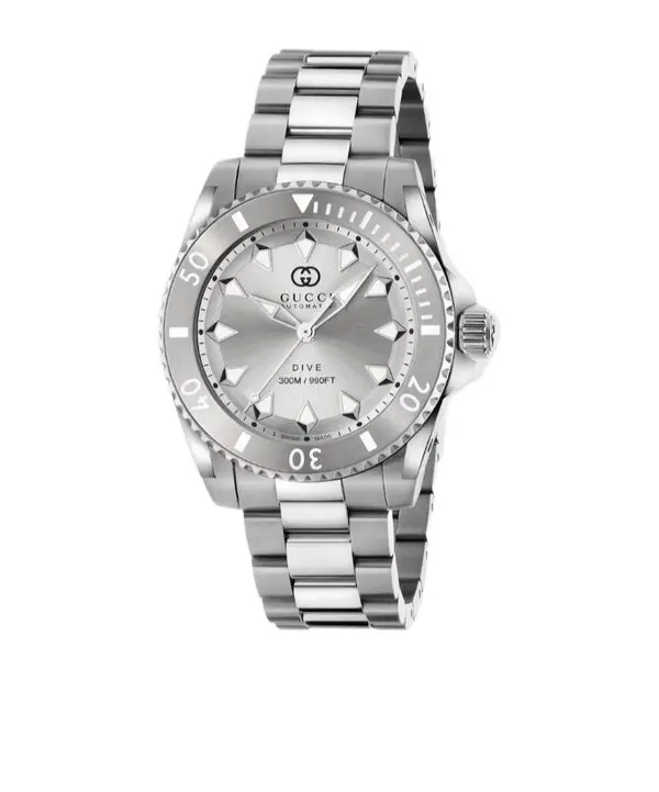 Gucci Dive Watch, 40mm - Silver