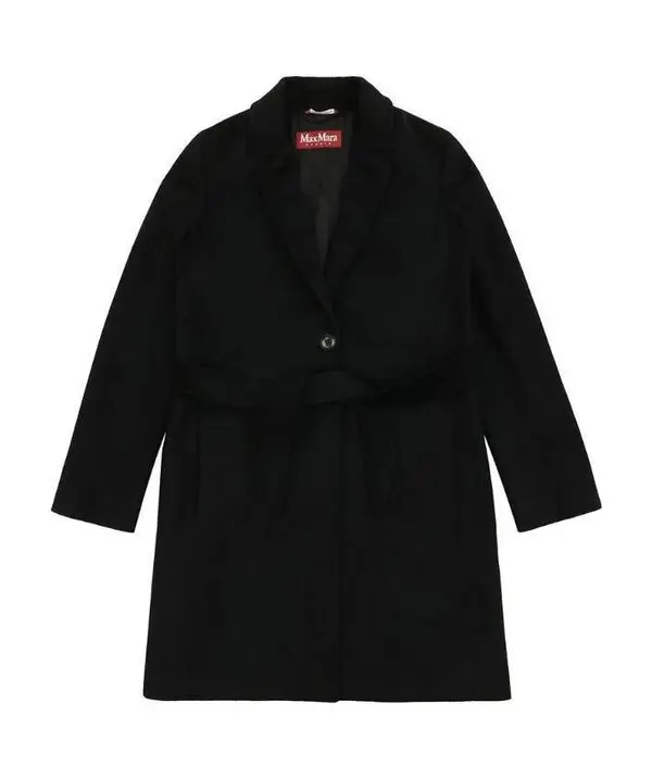 Max Mara Belted Lapel Coat