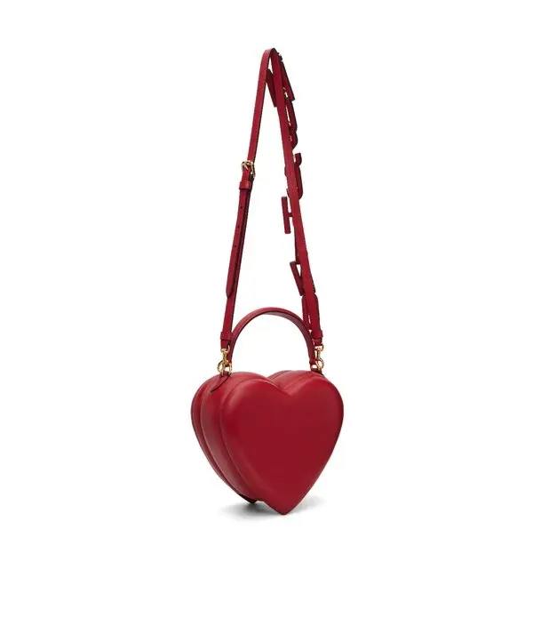 Moschino Heart-shaped Shoulder Bag - Red