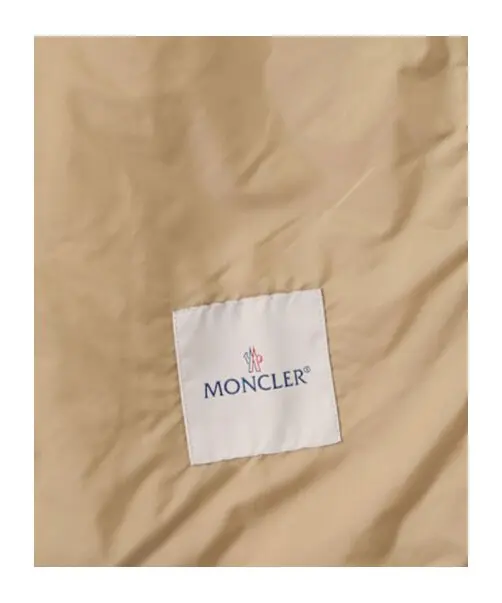 Moncler Wete Hooded Nylon Parka - Nude