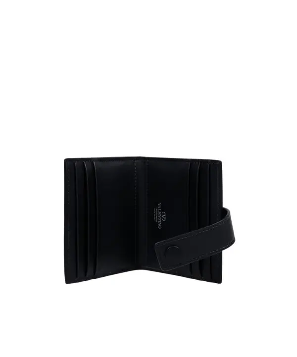 Valentino Garavani Vltn-printed Press-stud Fastened Cardholder
