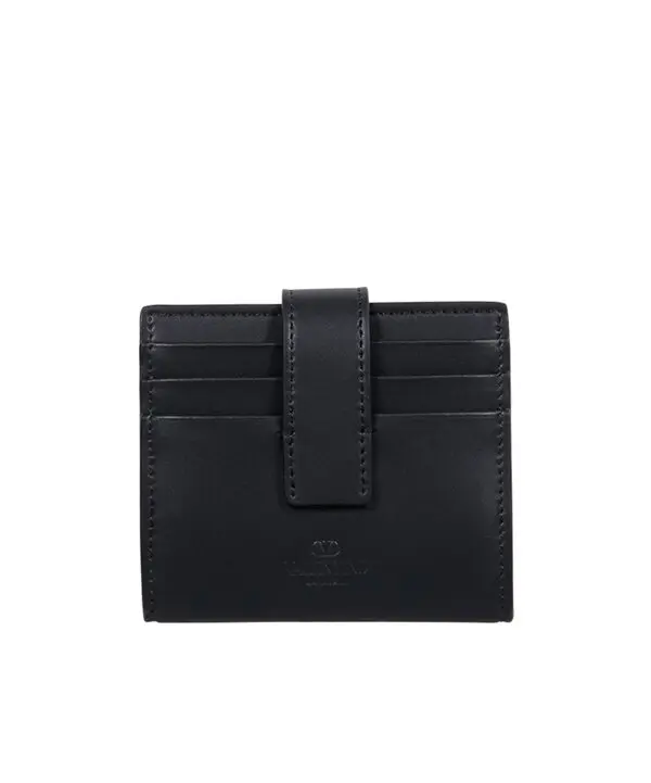 Valentino Garavani Vltn-printed Press-stud Fastened Cardholder